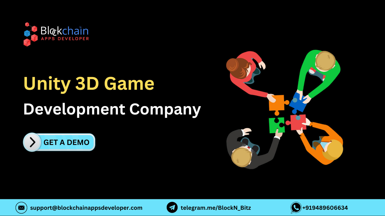 Unity 3D Game Development Company - BlockchainAppsDeveloper